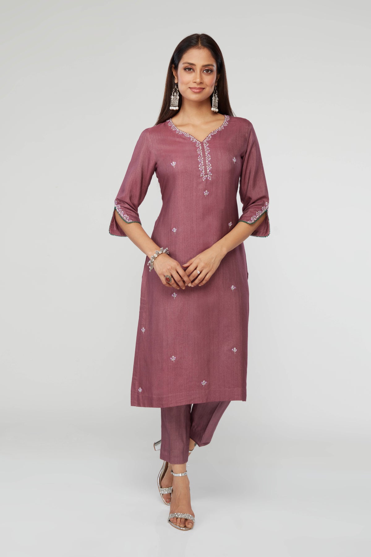 Vanmayi Silk Kurti Set – Banka